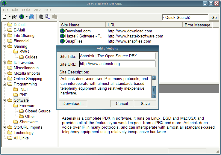 HazteK Software | StorURL
